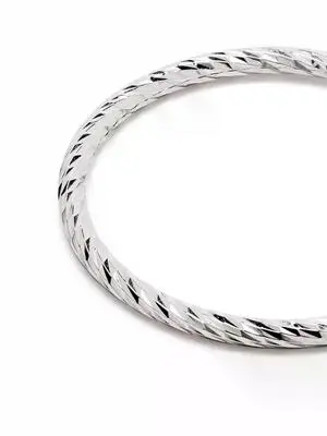 MARIA BLACK 14kt White Gold Alba Hoop Earring