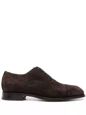 SCAROSSO Salvatore Suede Oxford Shoes - Brown