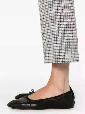 Theory Houndstooth Pattern Stretch Trousers