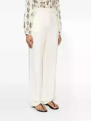 Patrizia Pepe Frayed Belted Trousers
