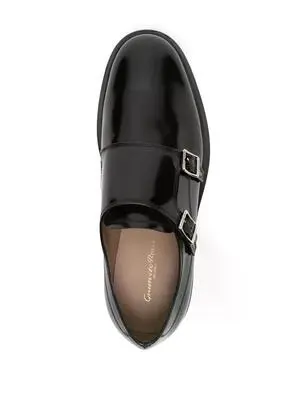 GIANVITO ROSSI Buckled Leather Shoes