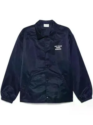 Drole De Monsieur Slogan Jacket - Blue