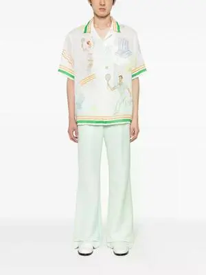 Casablanca Logo-print Linen Shirt