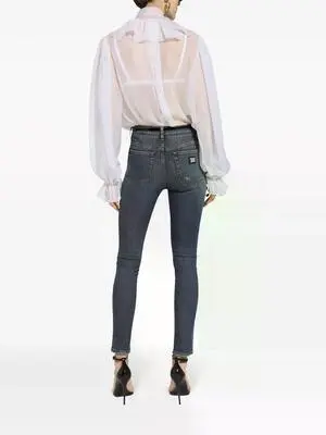 Dolce & Gabbana Audrey Skinny Cropped Jeans - Blue