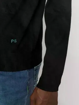 Paul Smith Logo-embroidered Merino Polo Shirt