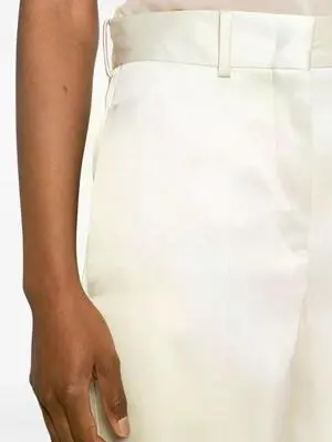 JIL SANDER High-rise Twill Palazzo Trousers