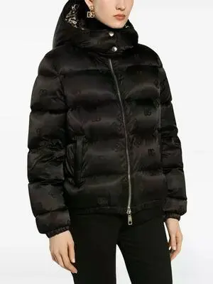 Dolce & Gabbana Monogram Jacquard Down Puffer Jacket