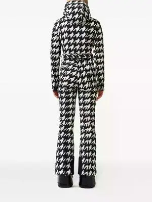 Perfect Moment Houndstooth-print Ski Suit