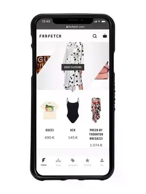 Givenchy And White Faded Logo Print Iphone X Phone Case