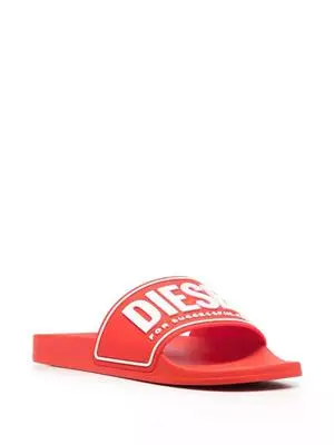 DIESEL® Logo Embossed Rubber Slides