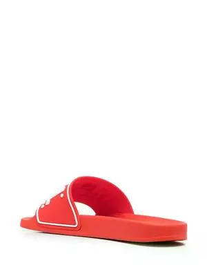 DIESEL® Logo Embossed Rubber Slides