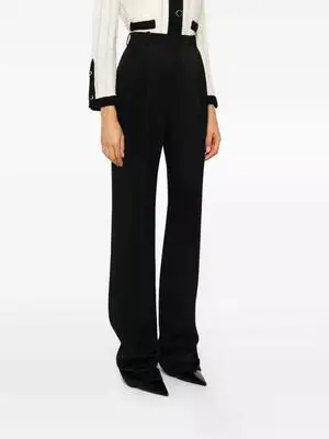 Saint Laurent High-waisted Straight-leg Trousers