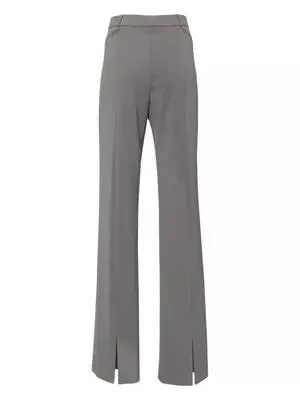 DEL CORE Zipper Cigarette Trousers - Grey