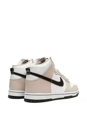 Nike Dunk High Sanddrift Leather Sneakers - Brown