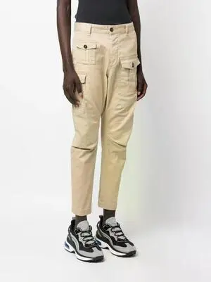 Dsquared2 Tapered Cargo Trousers - Neutrals