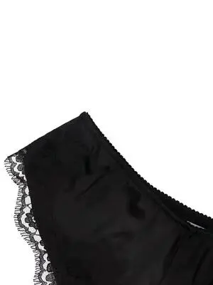 Dolce & Gabbana Lace-detail Satin Briefs