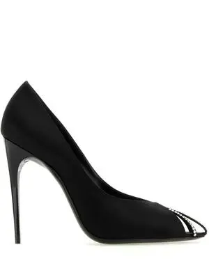Saint Laurent Martinique 110mm Satin Pumps - Black