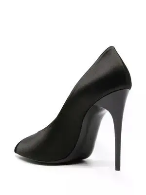 Saint Laurent Martinique 110mm Satin Pumps - Black