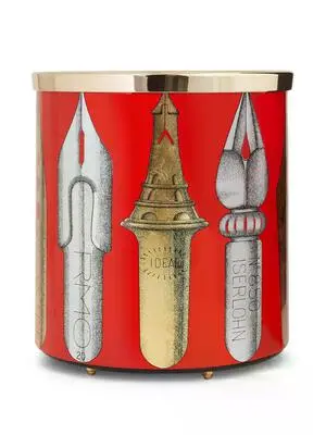 FORNASETTI Pennini Paper Basket - Red