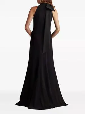 Tadashi Shoji Sleeveless Halterneck Gown
