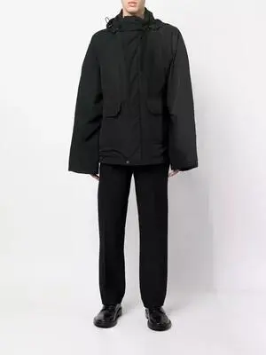 Balenciaga Bb Icon Kick Parka Coat