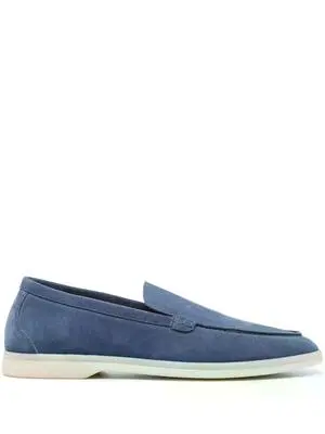 SCAROSSO Ludovico Suede Loafers - Blue