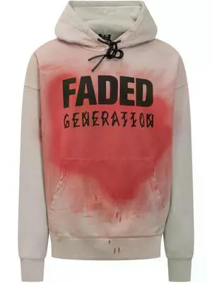 44 LABEL GROUP Faded Generation Hoodie - Neutrals