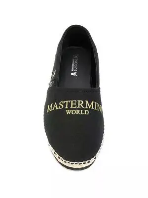 MASTERMIND WORLD Logo Embroidered Espadrilles