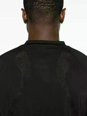 HELIOT EMIL Intine Round-neck Perforated T-shirt