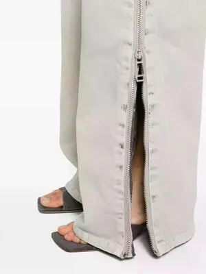 HAIKURE Wide-leg Jeans With Blotch Print Detail