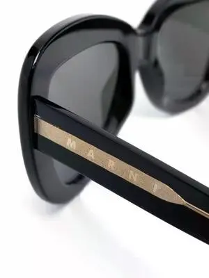 Marni Oversized Sunglasses - Black