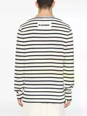 JIL SANDER Long-sleeve Striped Sweatshirt