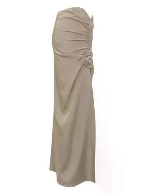 THE MANNEI Draped Design Skirt