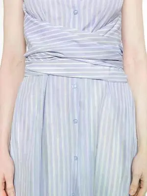 TWINSET Striped Midi Dress