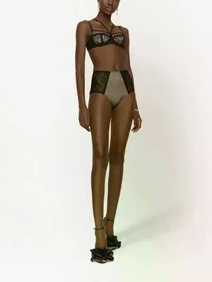 Dolce & Gabbana High-waisted Lace Briefs