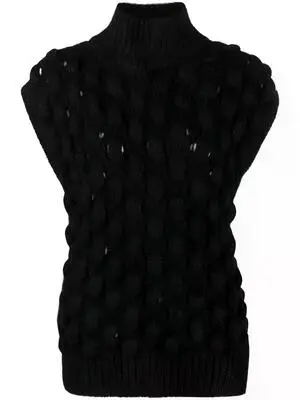 Simone Rocha Sleeveless Turtleneck Jumper
