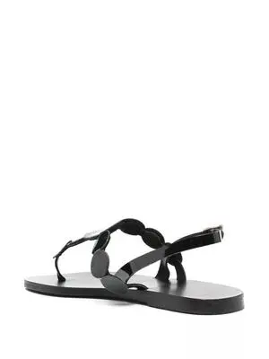 ANCIENT GREEK SANDALS Ilios Leather Flat Sandals