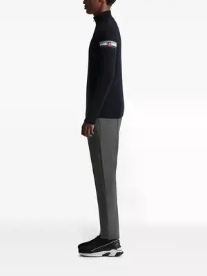 Fusalp Wengen Sweater With Zip Detail - Blue