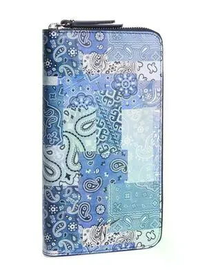 GIUSEPPE ZANOTTI Albert Continental Wallet - Blue