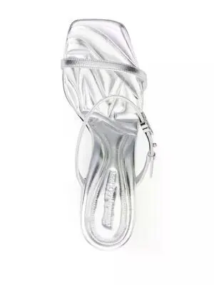 Alexander McQueen Seal Sandals - Silver