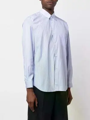 Comme Des Garçons Stripe-print Long-sleeve Shirt