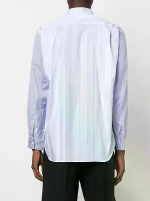Comme Des Garçons Stripe-print Long-sleeve Shirt