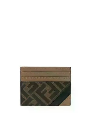 Fendi Logo-print Cardholder - Brown