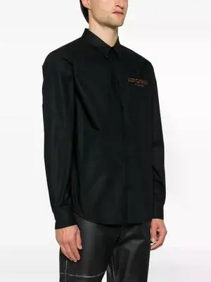 Just Cavalli Logo-embroidered Shirt