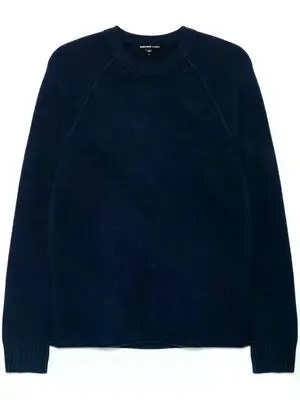 JAMES PERSE Cashmere Crew Neck Jumper - Blue