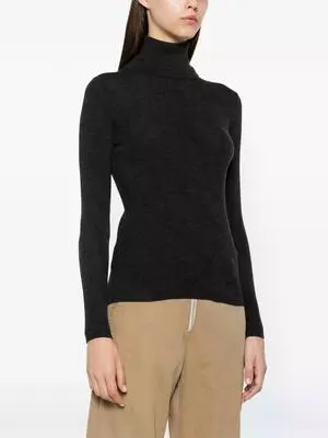 P.a.r.o.s.h Wool Roll Neck Sweater With Seam Detailing