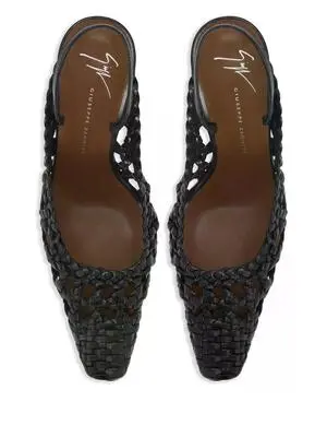 GIUSEPPE ZANOTTI 90mm Brendha Cage Pumps - Black