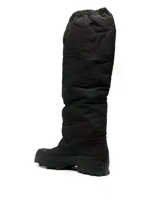 Camper Traktori Padded Thigh-high Boots - Black