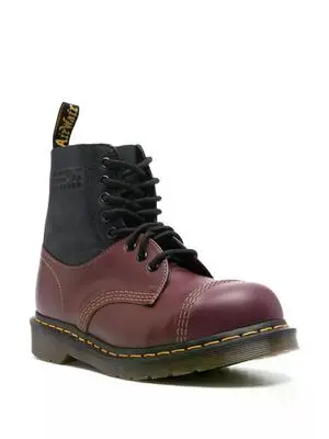 MAISON MARGIELA Colour-block Combat Boots