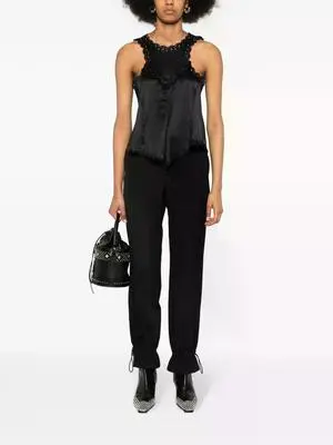 Isabel Marant Étoile Amaya Silk Top - Black